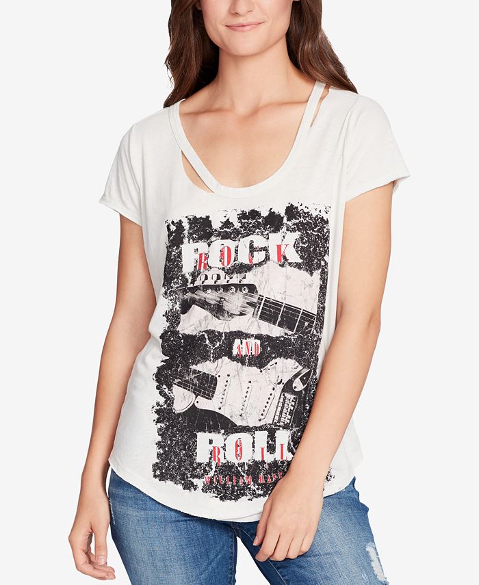 WILLIAM RAST Destructed Graphic T-Shirt - Macy's
