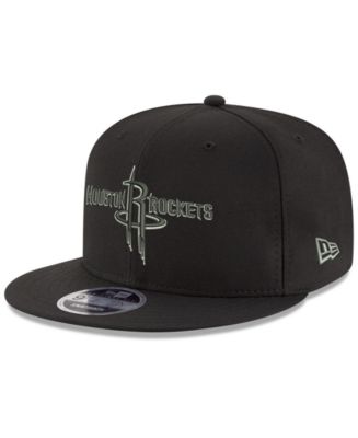New Era Houston Rockets Black on Shine 9FIFTY Snapback Cap - Macy's