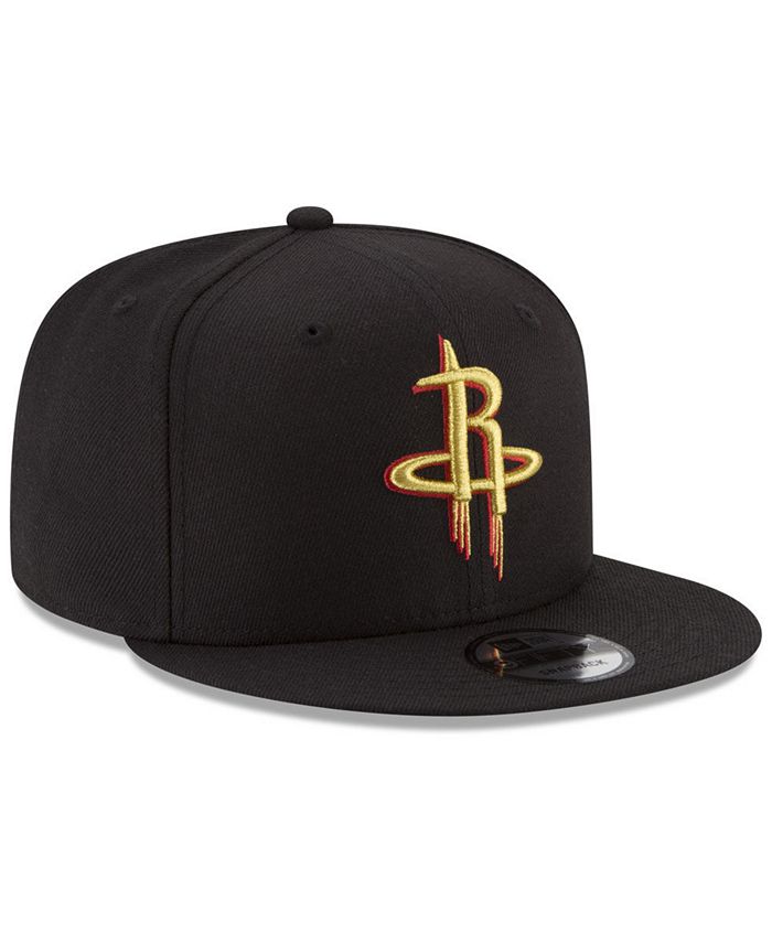 New Era Houston Rockets Gold on Team 9FIFTY Snapback Cap - Macy's