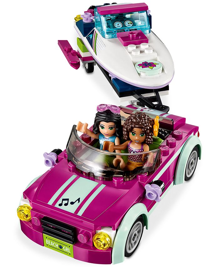 LEGO® 309-Pc. Friends Andrea's Speedboat Transporter 41316 - Macy's