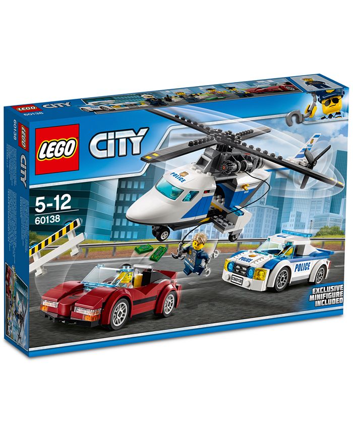 LEGO® City 294-Pc. Police High-Speed Chase 60138 - Macy's