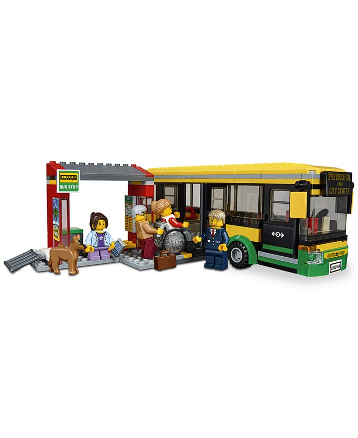 LEGO® City 337-Pc. Town Bus Station Set 60154 - Macy's
