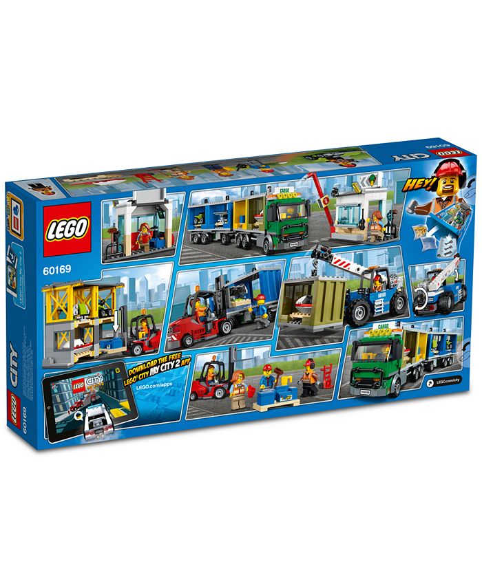 LEGO® 740-Pc. City Town Cargo Terminal Set 60169 - Macy's