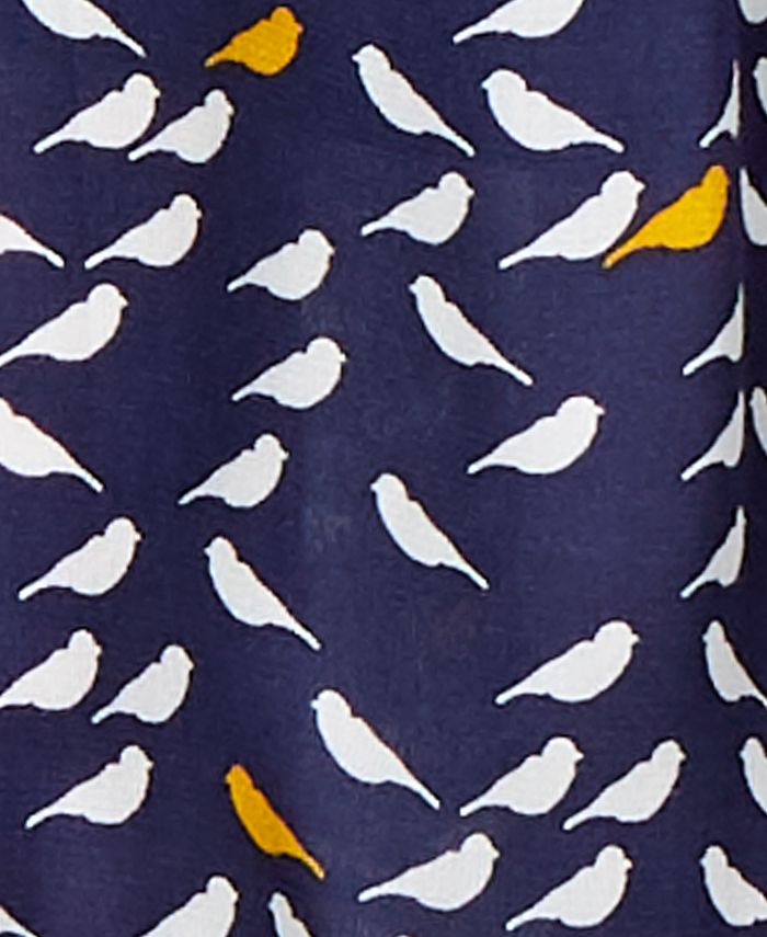 Maison Jules Bird-Print Maxi Dress, Created for Macy's - Macy's