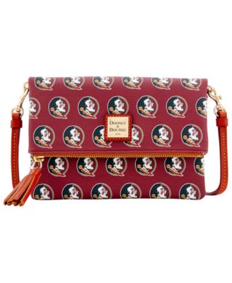 Dooney & Bourke Florida State Seminoles Foldover Crossbody Purse - Macy's