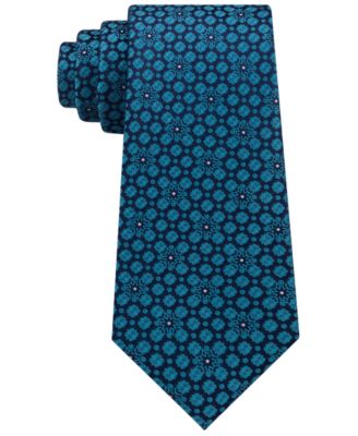 Calvin Klein Men's Medallion Silk Tie - Macy's
