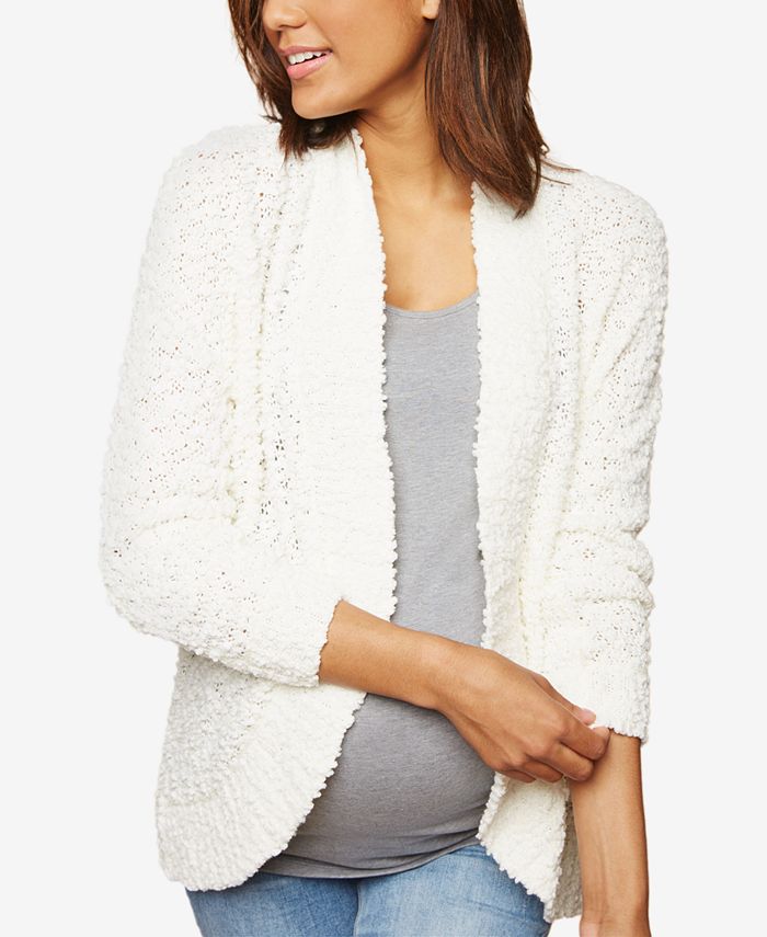 Motherhood Maternity Open-Front Cardigan - Macy's