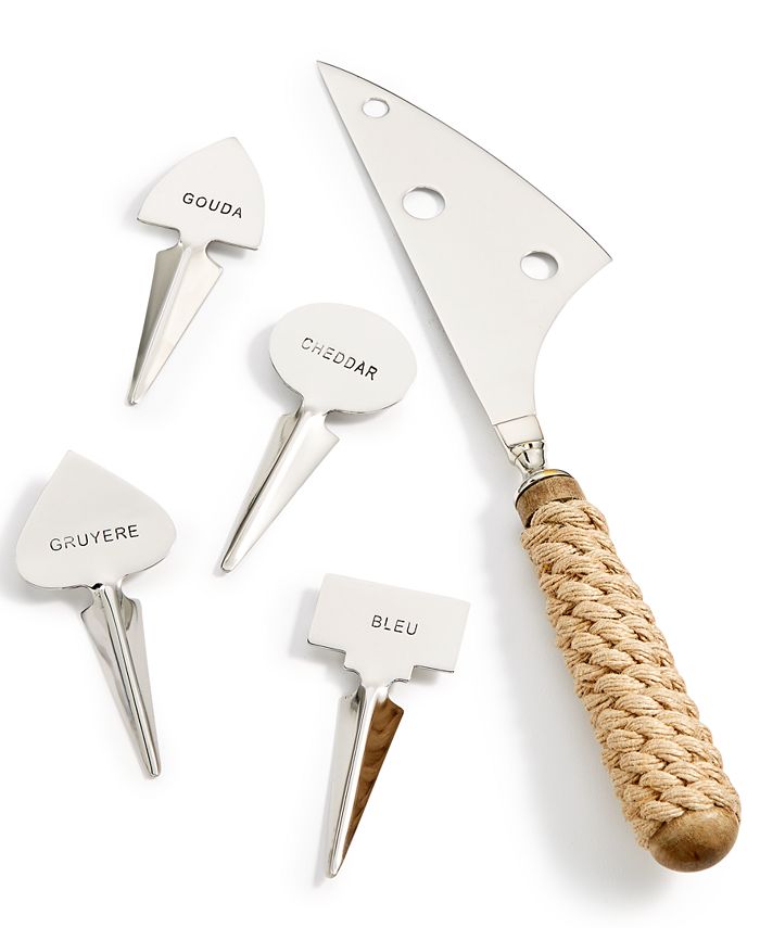 Shiraleah Ropes 5-Pc. Cheese Tool Set - Macy's