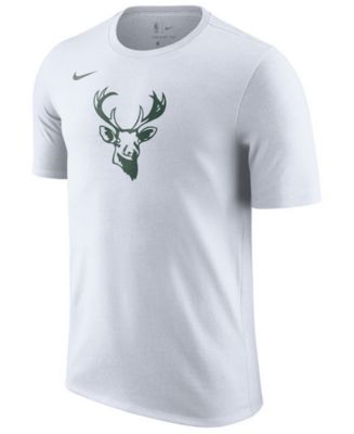 Nike Men's Milwaukee Bucks Hardwood Classics Logo T-Shirt - Macy's