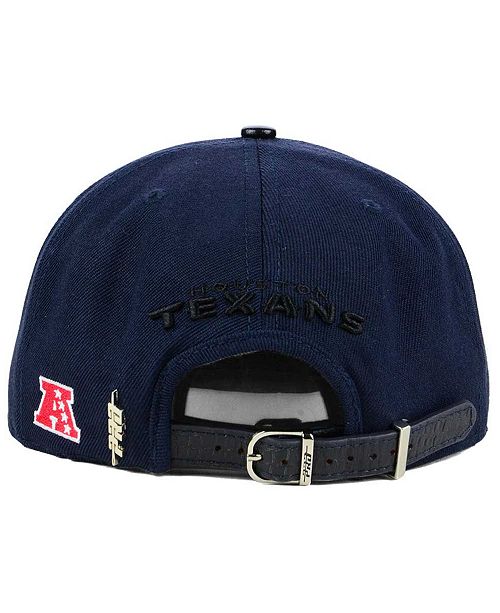 Pro Standard Houston Texans Team Color Black Strapback Cap & Reviews ...