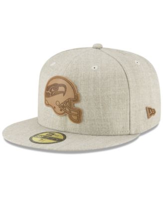 New Era Seattle Seahawks Heathered Helmet 59FIFTY Fitted Cap - Macy's