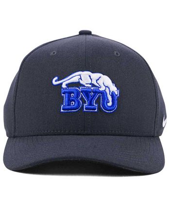 Nike BYU Cougars Anthracite Classic Swoosh Cap - Macy's