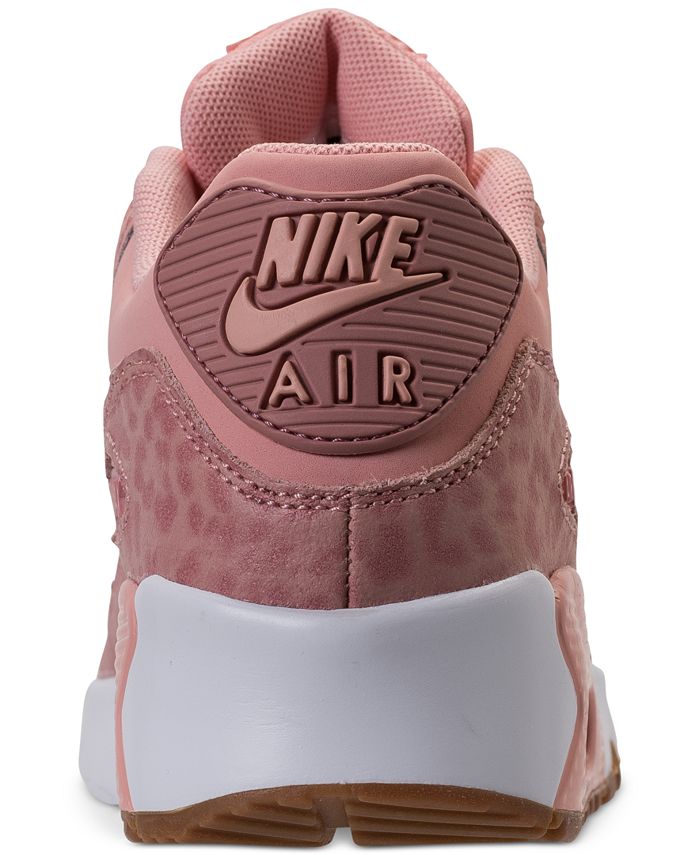 Nike Big Girls' Air Max 90 Leather Running Sneakers from Finish Line ...