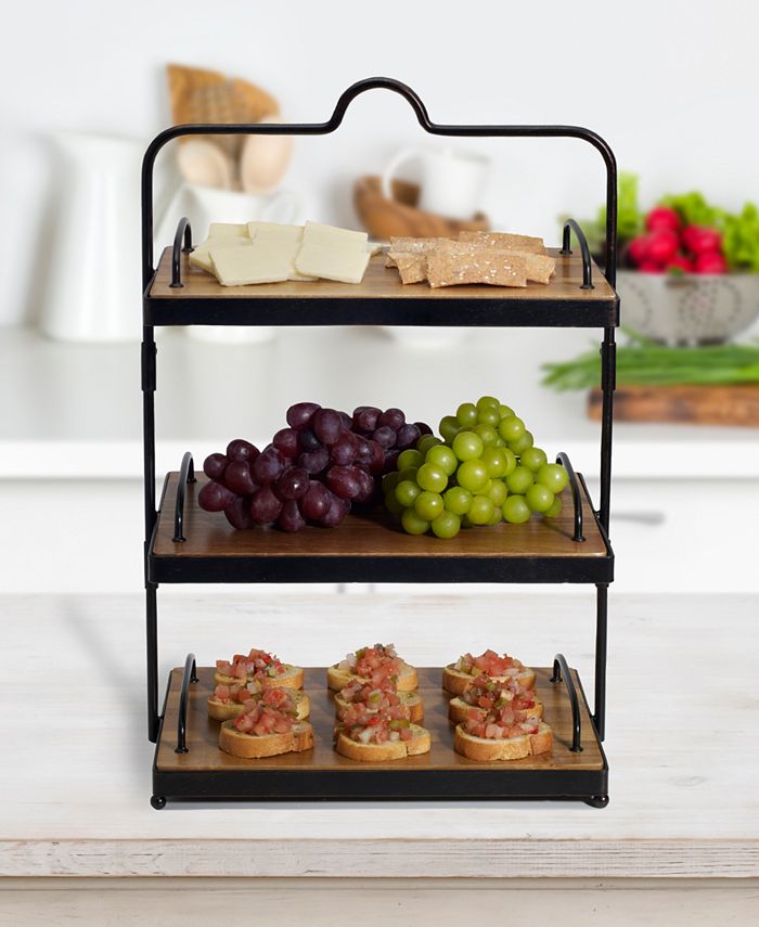 Mikasa Gourmet Basics By Sierra 3-Tier Buffet Stand - Macy's