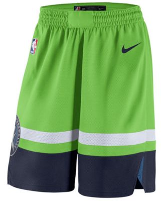 Nike Men's Minnesota Timberwolves Statement Swingman Shorts - Macy's