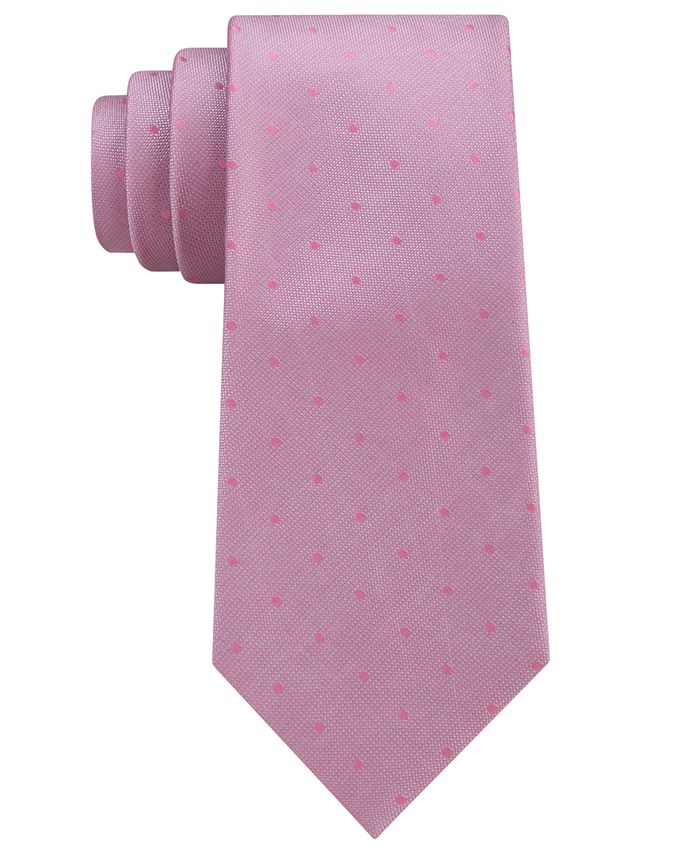 Calvin Klein Men's Mirror Dot Silk Tie - Macy's