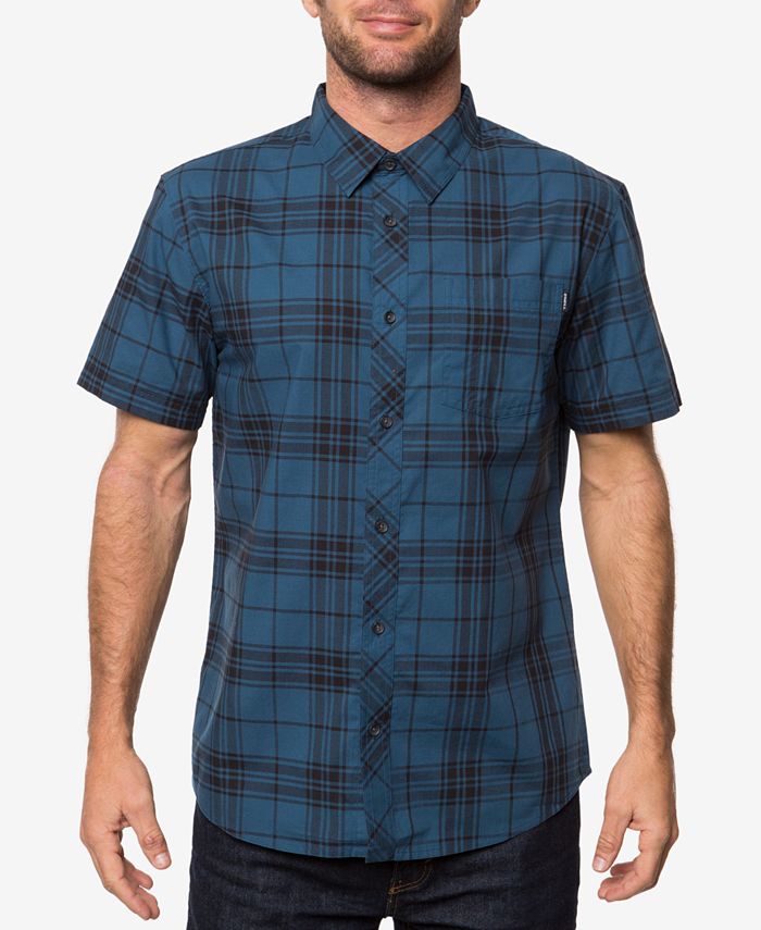 O'Neill Men's Capital Yarn-Dyed Plaid Shirt - Macy's