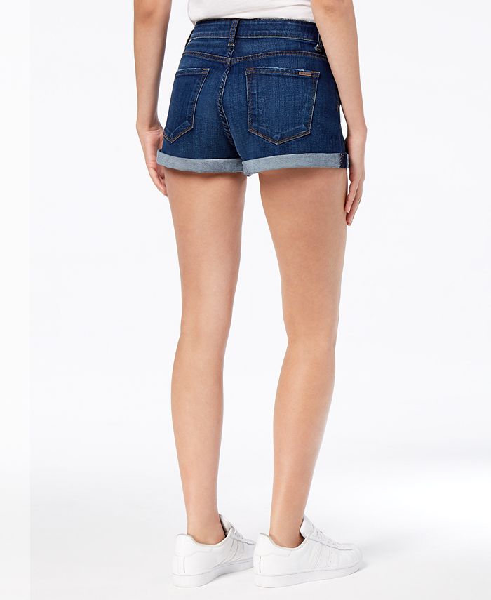 STS Blue Rose Bowl High Rise Double Roll Hem Shorts - Macy's