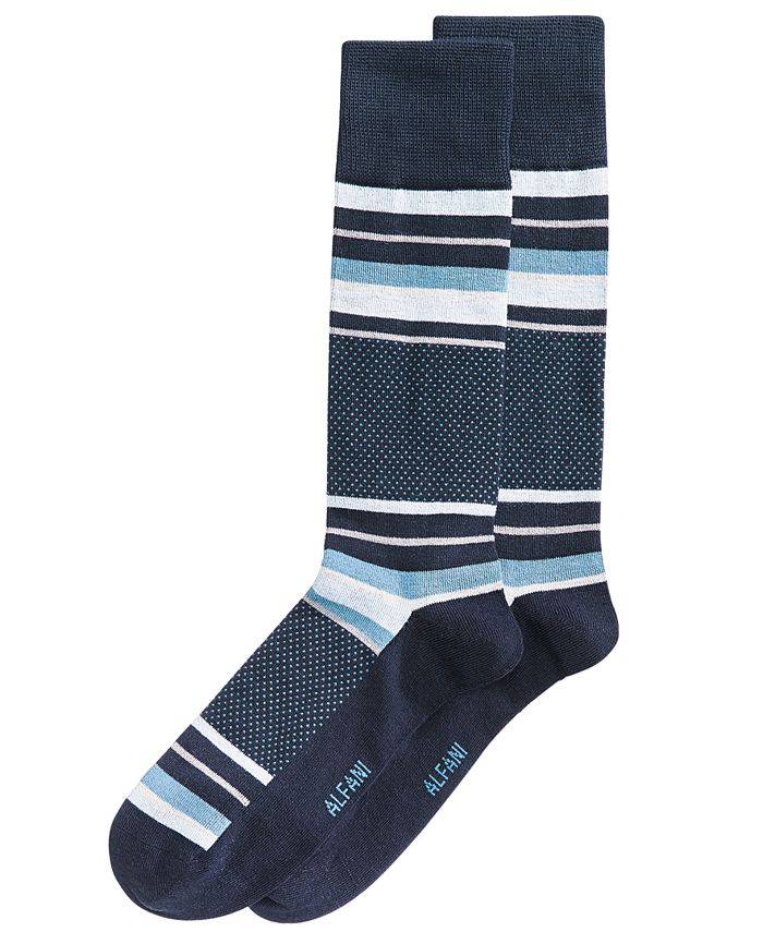 Alfani Men's Colorblocked Dress Socks, Created for Macy's - Macy's