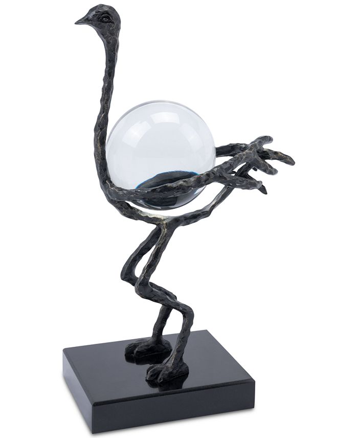 Zuo Ostrich Figurine with Orb - Macy's