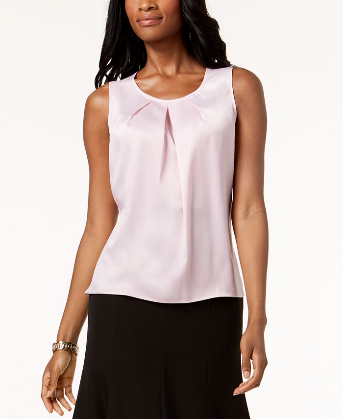 Kasper Pleated Shell - Macy's