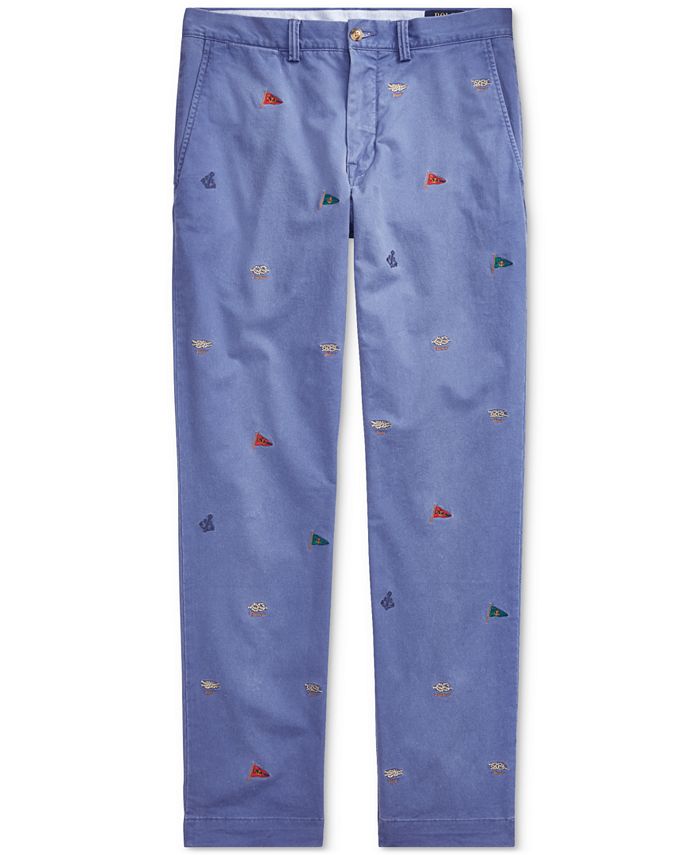 Polo Ralph Lauren Men's Nautical Straight-Fit Chinos - Macy's