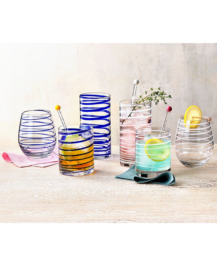 kate spade new york Charlotte Street Glassware Collection - Macy's