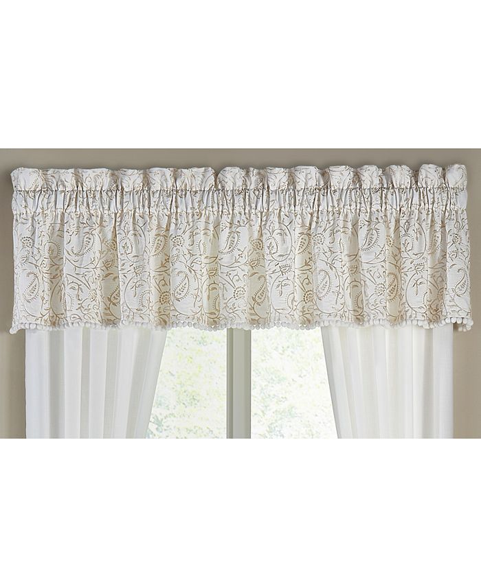 Croscill Cela Tailored 72" x 20" Window Valance - Macy's