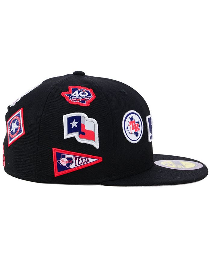 New Era Texas Rangers Ultimate Patch Collection All Patches 59FIFTY Cap ...
