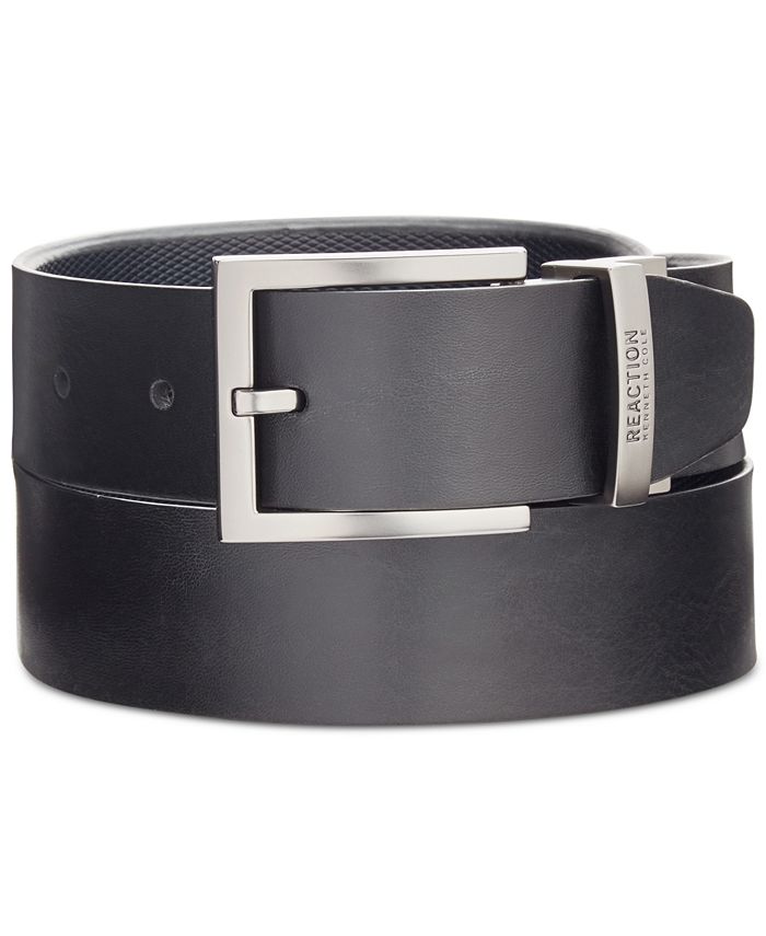 Kenneth Cole Reaction Men's Beveled-Edge Reversible Belt - Macy's