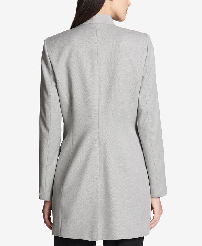 Calvin Klein One-Button Topper Jacket - Macy's