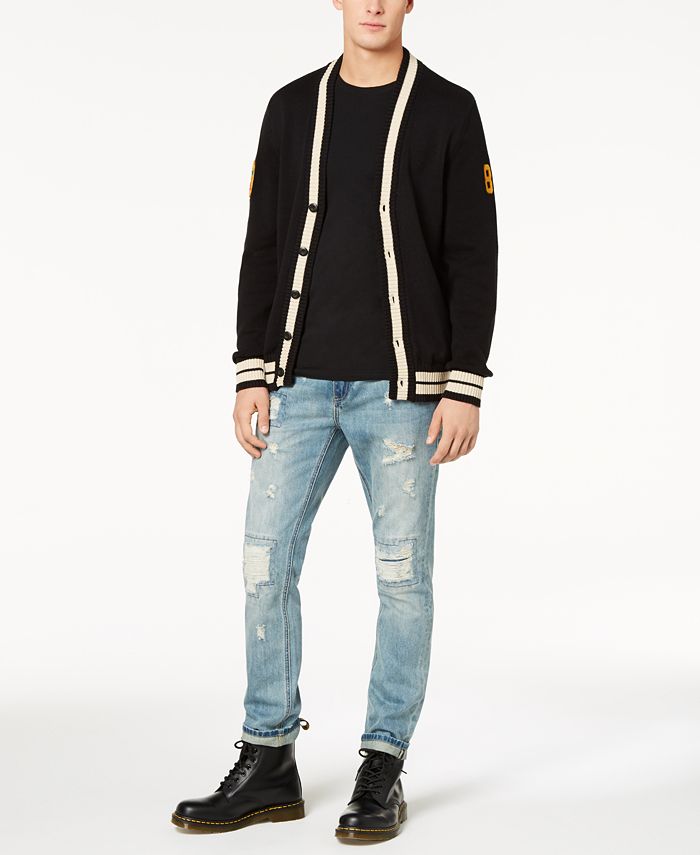 American Rag Men's Varsity Cardigan, Created for Macy's - Macy's
