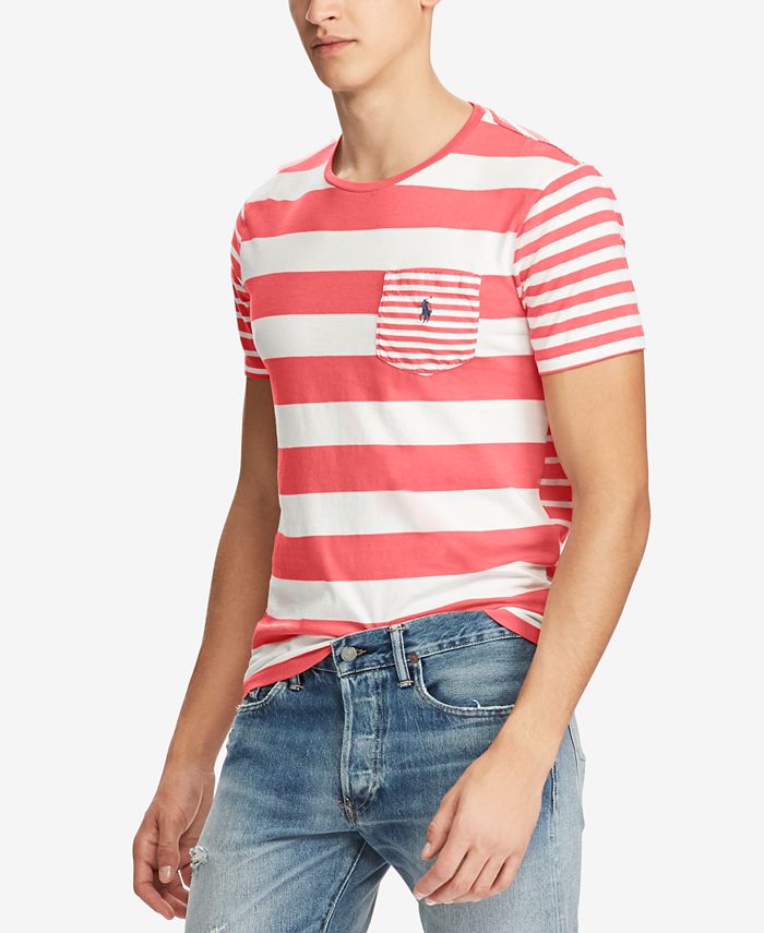 Polo Ralph Lauren Men's Classic Fit Striped T-Shirt - Macy's