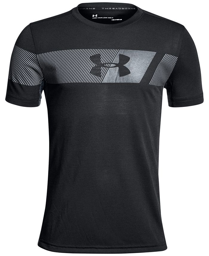 Under Armour Graphic-Print Threadborne T-Shirt, Big Boys - Macy's