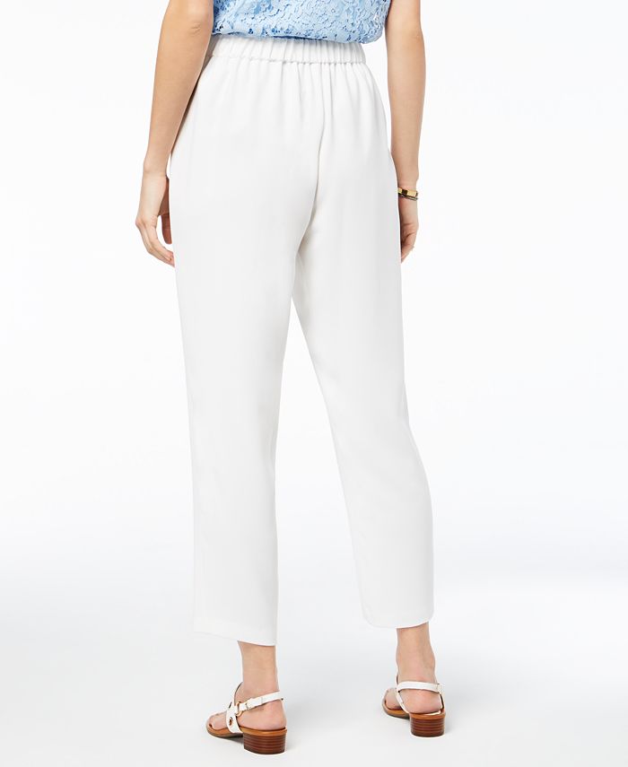 CeCe Tie-Front Soft Pants - Macy's