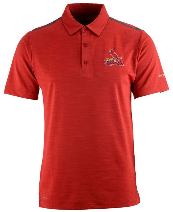 Columbia Men's St. Louis Cardinals Omni-Wick Alignment Polo - Macy's