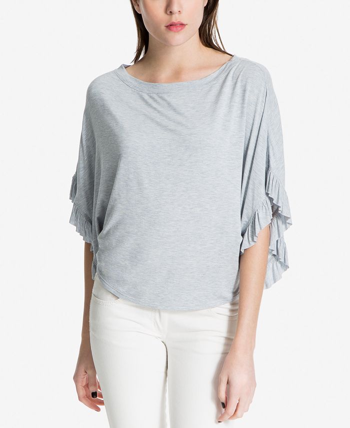 Max Studio London Ruffled-Sleeve Top, Created for Macy's - Macy's
