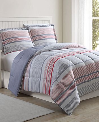 Ellison First Asia Shilo 3-Pc. Reversible Full/Queen Comforter Set ...