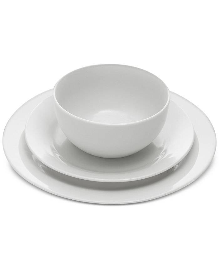 Martha Stewart Collection CLOSEOUT! Rim 12-Pc. Dinnerware Set, Created ...