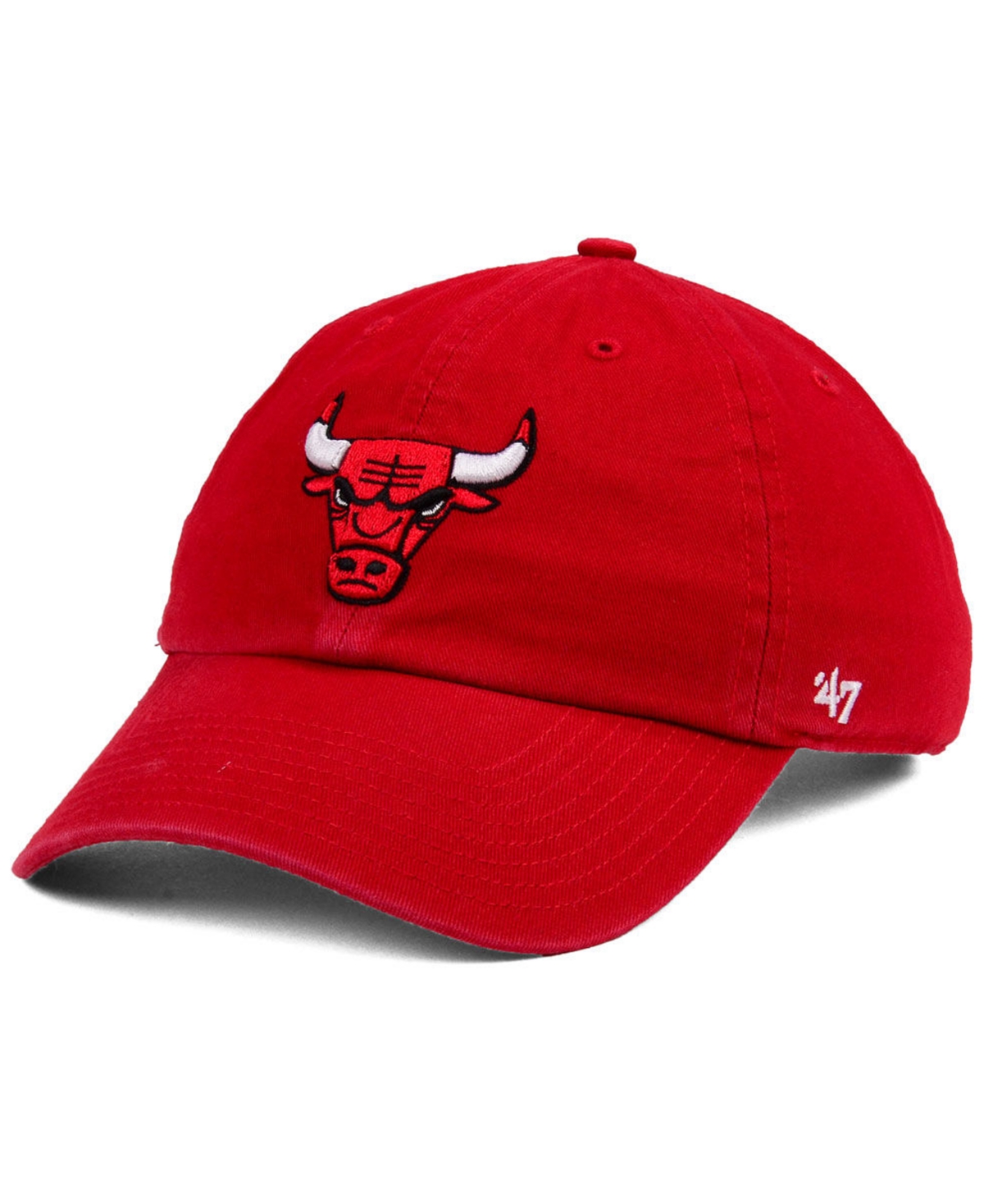 Click here for 47 Brand Chicago Bulls Clean Up Cap - Red prices