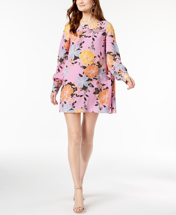 French Connection Pleated Shift Dress - Macy's