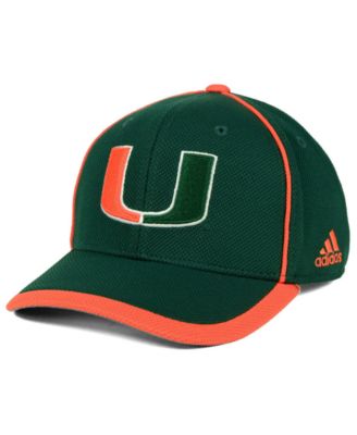 adidas Miami Hurricanes Piping Hot Adjustable Cap - Macy's