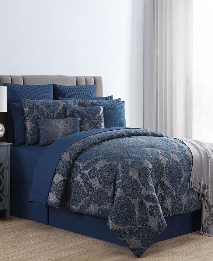 VCNY Home Gabrielle 14-Pc. California King Comforter Set & Reviews ...
