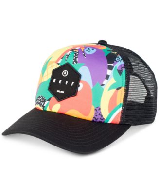 Neff Men's Hot Tub Front Trucker Hat - Macy's