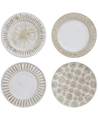 Round Decorative Ceramic Wall Plates, Set of 4 - Macy's