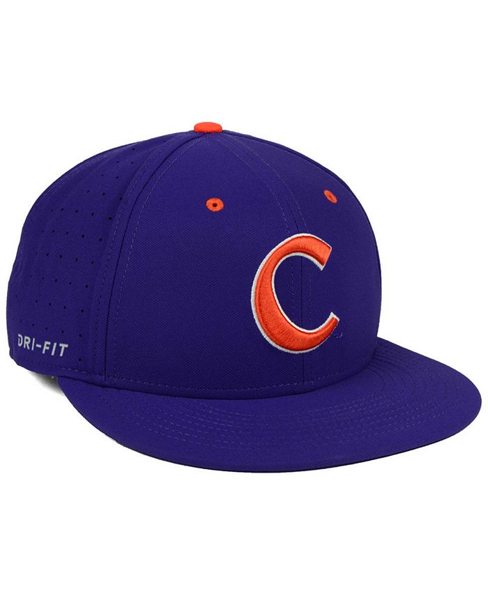Nike Clemson Tigers Aerobill True Fitted Baseball Cap - Macy's