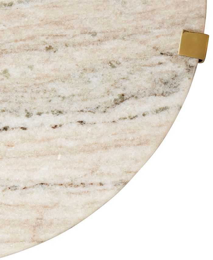 3R Studio Table with Sand Colored Marble Top - Macy's