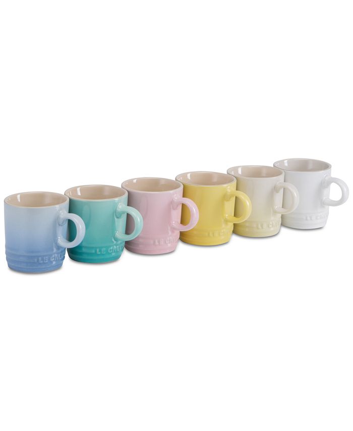 Le Creuset Sorbet Collection 6-Pc. Mugs Set - Macy's