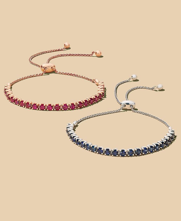 EFFY Collection EFFY® Certified Ruby Slider Bracelet (2 ct. t.w.) in ...