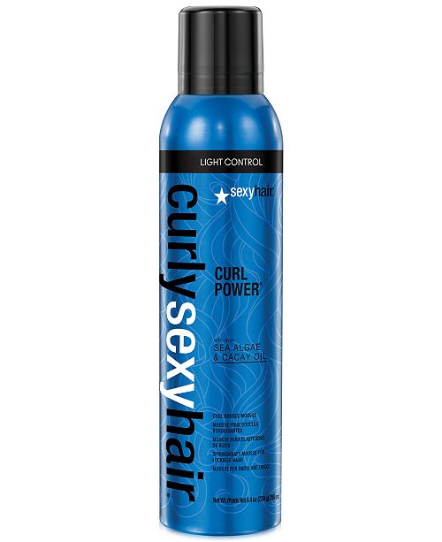 Sexy Hair Curly Sexy Hair Curl Power, 8.4-oz., from PUREBEAUTY Salon ...